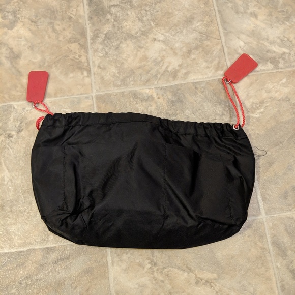 Bags | New Black Small Purse Insert Nylon Pockets | Poshmark
